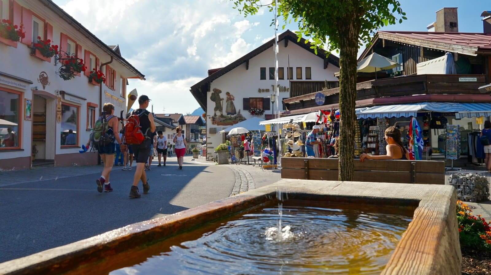 Marktplatz Oberstdorf Fussgngerzone